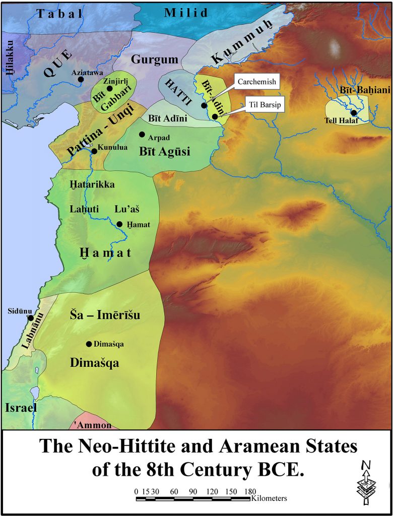 Map Neo Hittite And Aramean States Levant mid000032 American Map Neo Hittite And Aramean States Levant mid000032 American